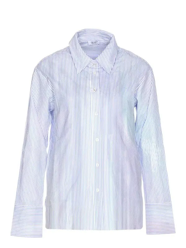 Liu Jo Striped Button-down Shirt - Blue