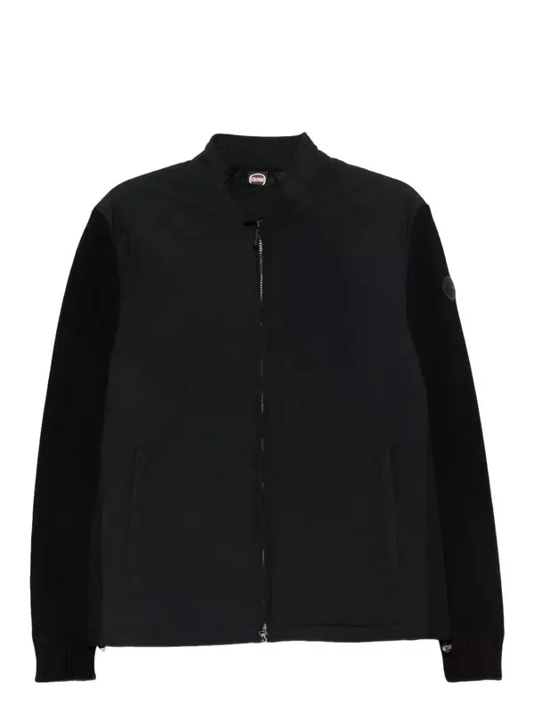COLMAR Knitted-panel Zip-front Jacket - Black