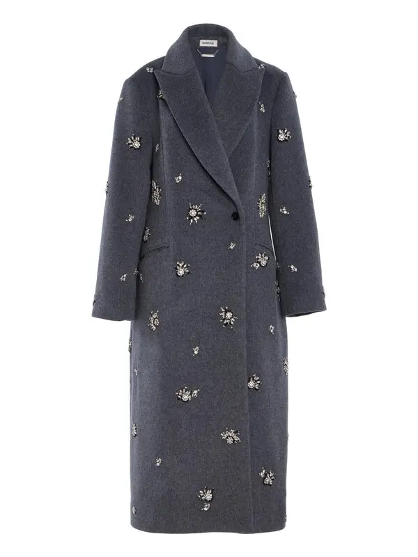 Simkhai Gianni Wool Coat - Grey