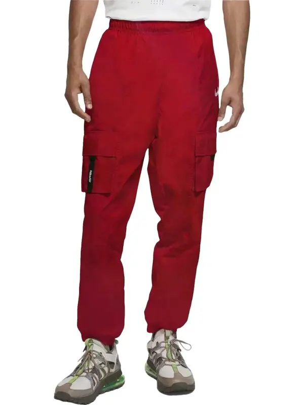 Nike Cargo-pockets Track Pants - Red