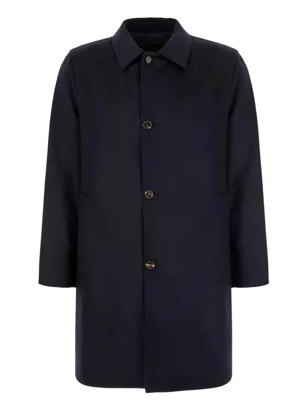 KIRED Wool Reversible Coat - Blue