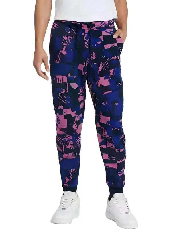 Nike Abstract-print Track Pants - Blue