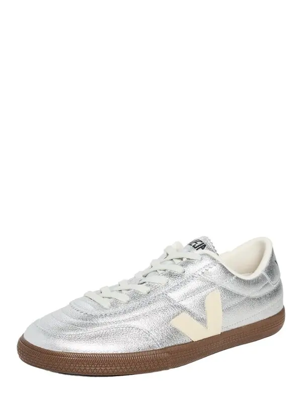 VEJA Panenka Leather Sneakers - Silver/pierre/bark