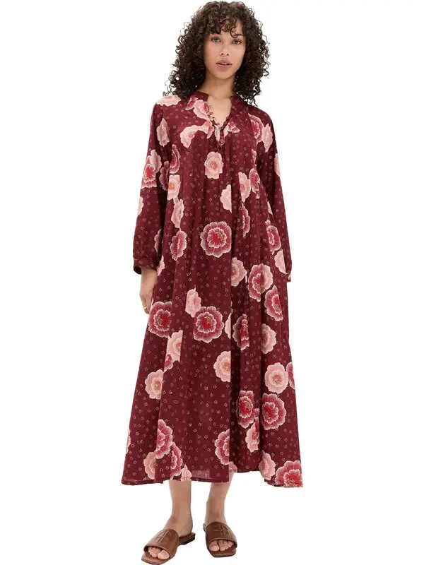 Natalie Martin Fiore Maxi Dress - Poppy Cherry