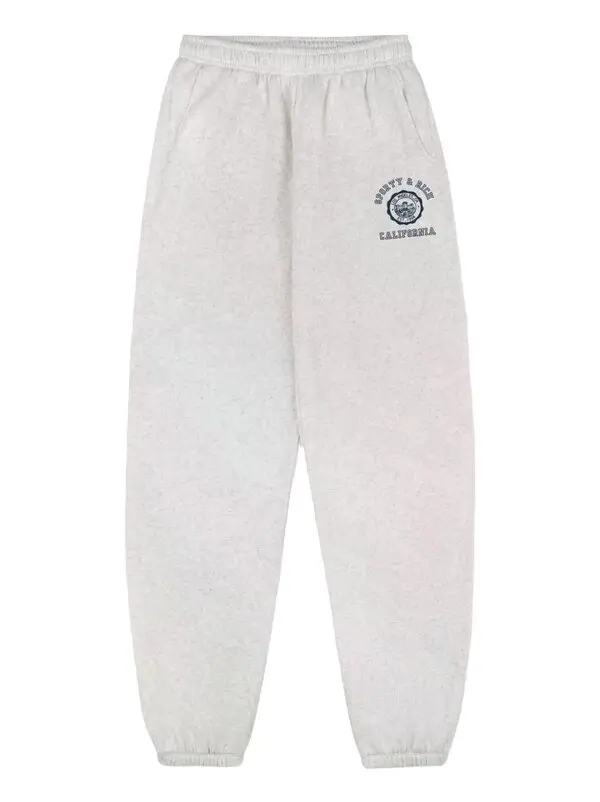 SPORTY & RICH California-logo Track Pants - Grey