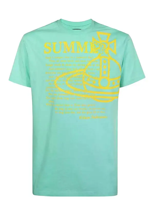 VIVIENNE WESTWOOD Graphic-print T-shirt - Green