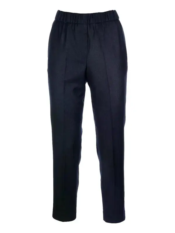 Peserico Elastic-waist Trousers - Blue