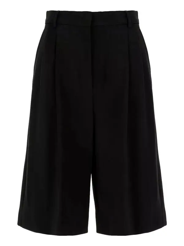 Max Mara Pleated Shorts - Black