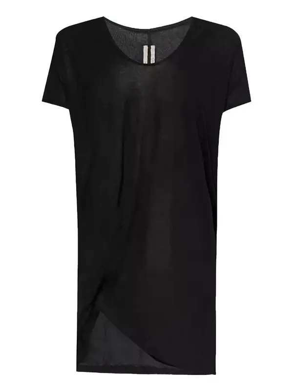 Rick Owens Asymmetrical Short-sleeve Top - Black