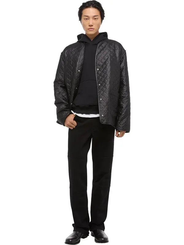 Helmut Lang Quilted Overshirt - Black
