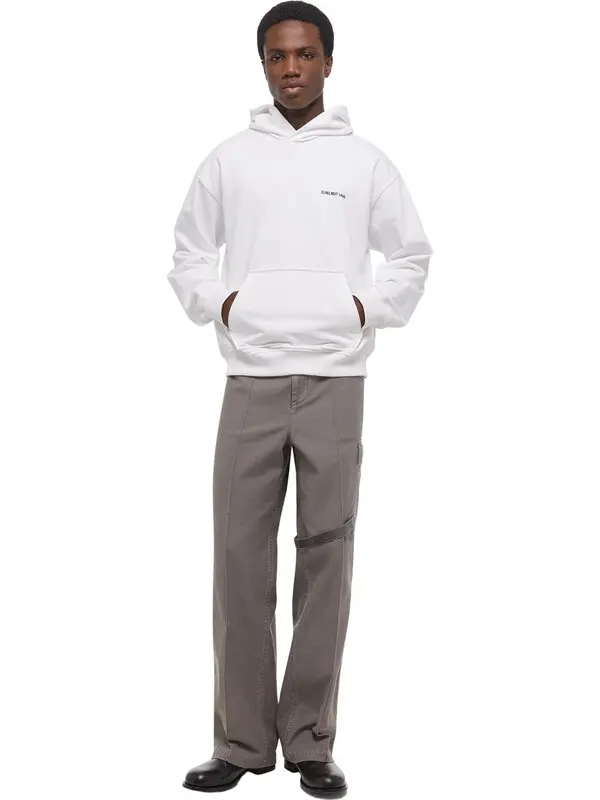 Helmut Lang Hooded Sweatshirt - White
