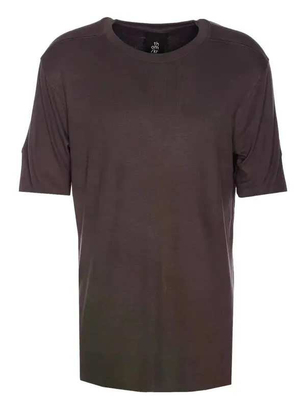THOM KROM Short-sleeve Crew-neck T-shirt - Brown
