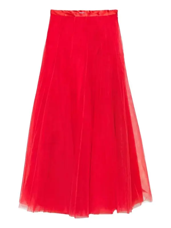 PARLOR Tulle Skirt - Red
