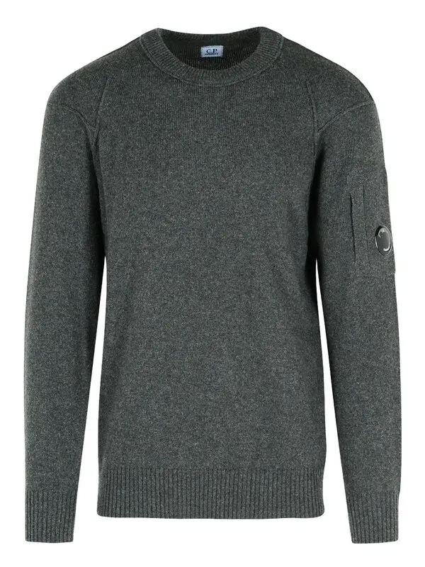 C.P. COMPANY Wool Blend Sweater - Grey
