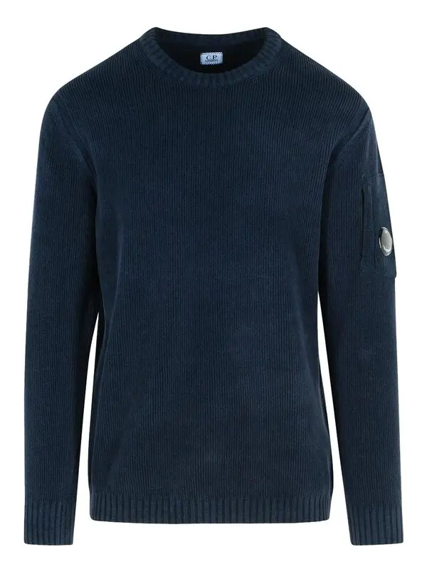 C.P. COMPANY Cotton Sweater - Navy