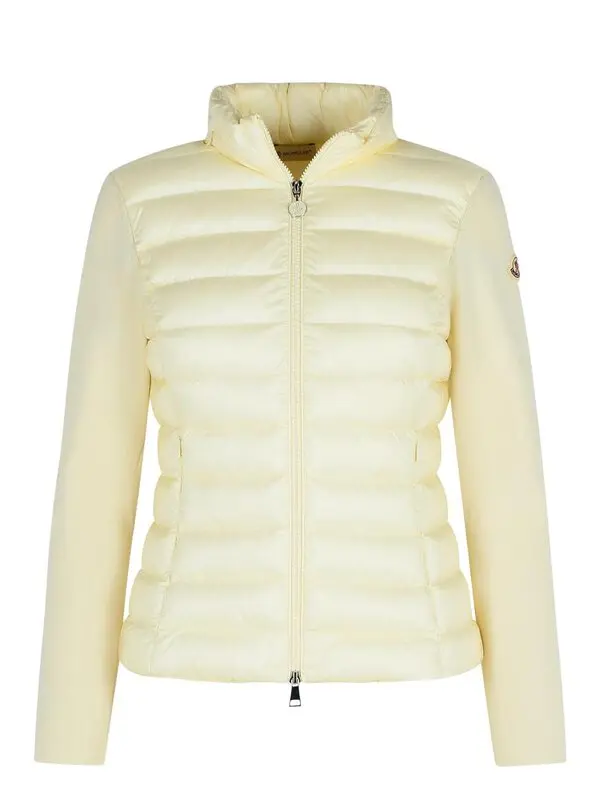 Moncler Virgin Wool Blend Jacket - Beige