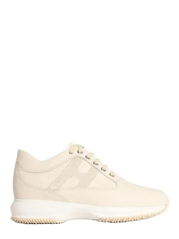 Hogan Interactive Leather Sneakers - Beige