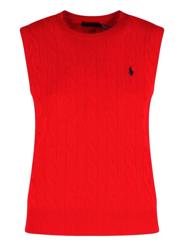Polo Ralph Lauren Wool And Cashmere Vest - Red
