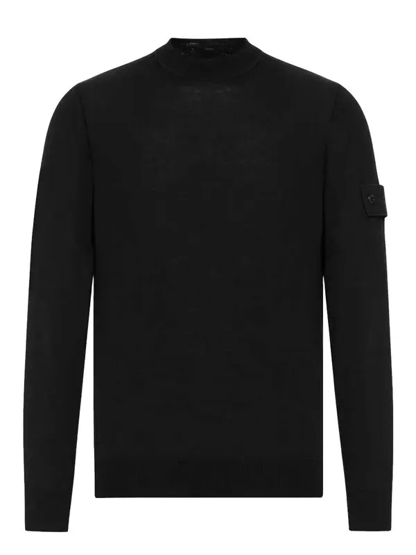 Stone Island Crew Neck - Black