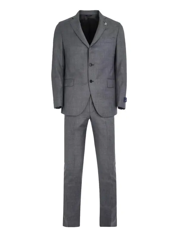 TOMBOLINI Three-button Wool Suit - Grey