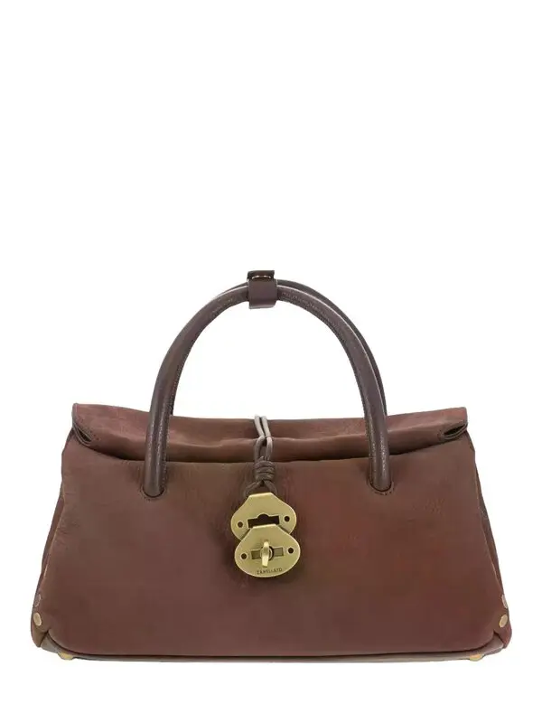 ZANELLATO Top-handle Clasp-closure Tote Bag - Brown