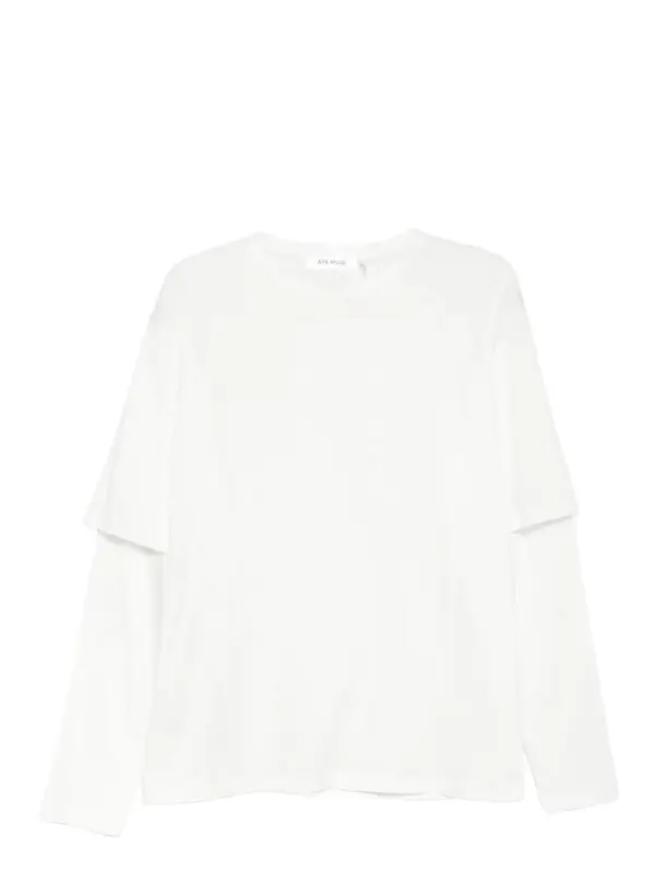 AYA MUSE Double-sleeve T-shirt - White