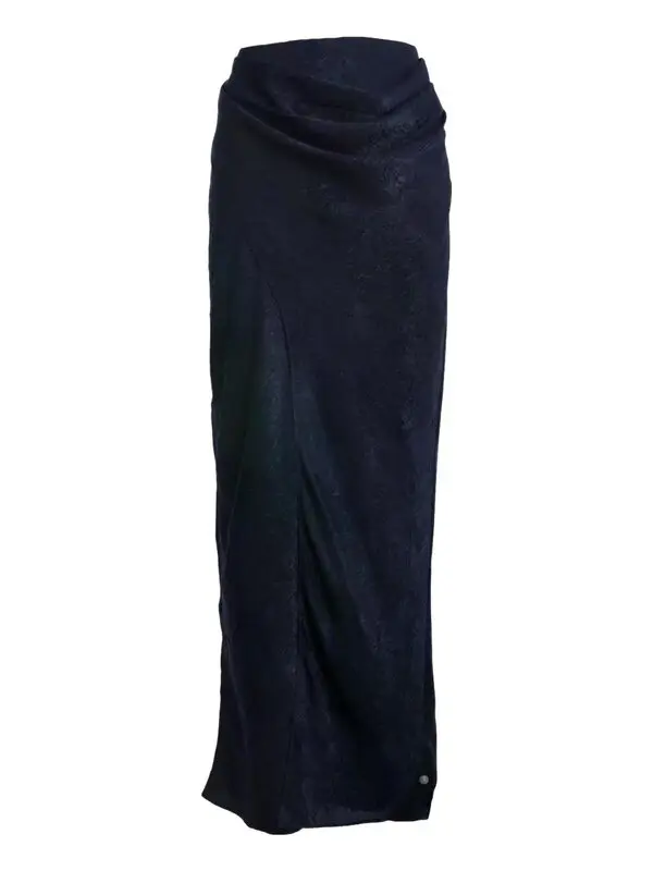 Significant Other Nida Draped Maxi Skirt - Blue