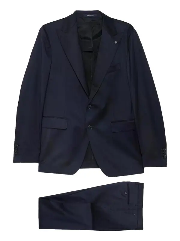 Tagliatore Wool Two-button Suit - Blue