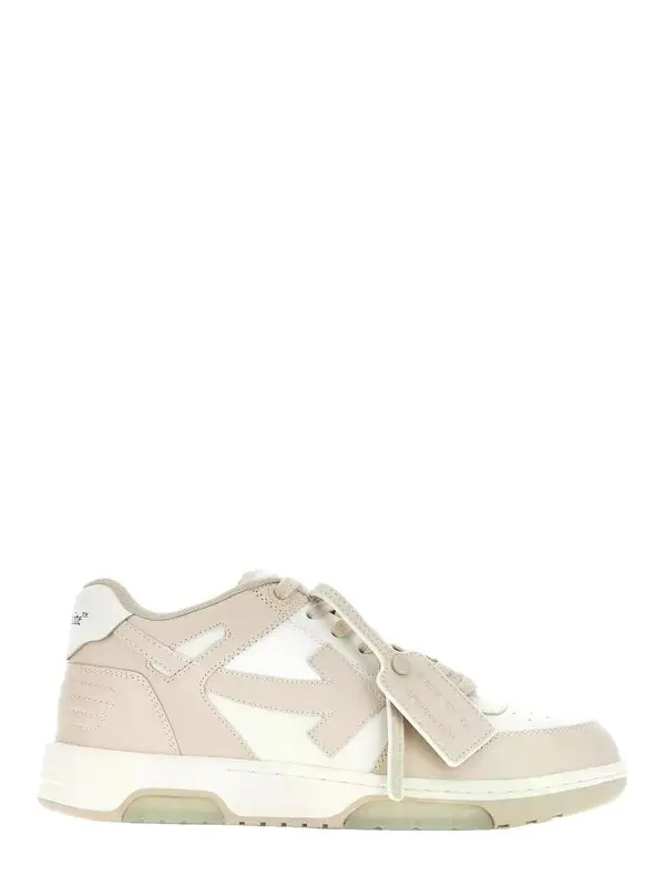 Off-White Out Of Office Leather Panel Sneakers - Neutrals