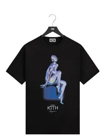 Kith X Nanzuka Gallery Sorayama Model A Stitch Tee Shirt - Black