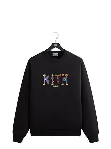 Kith X Nanzuka Gallery Tanaami Nelson Crewneck Sweatshirt - Black