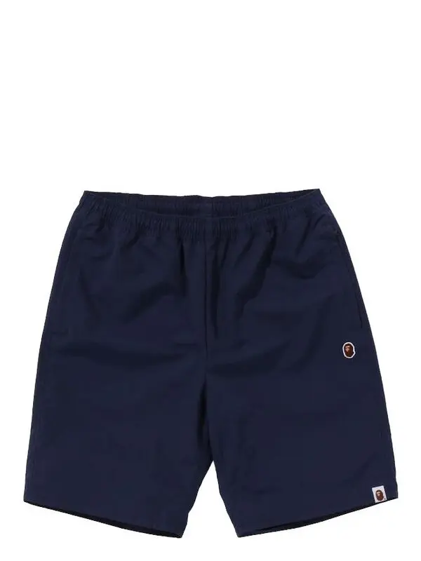 BAPE Ape Head Beach Shorts - Navy Blue