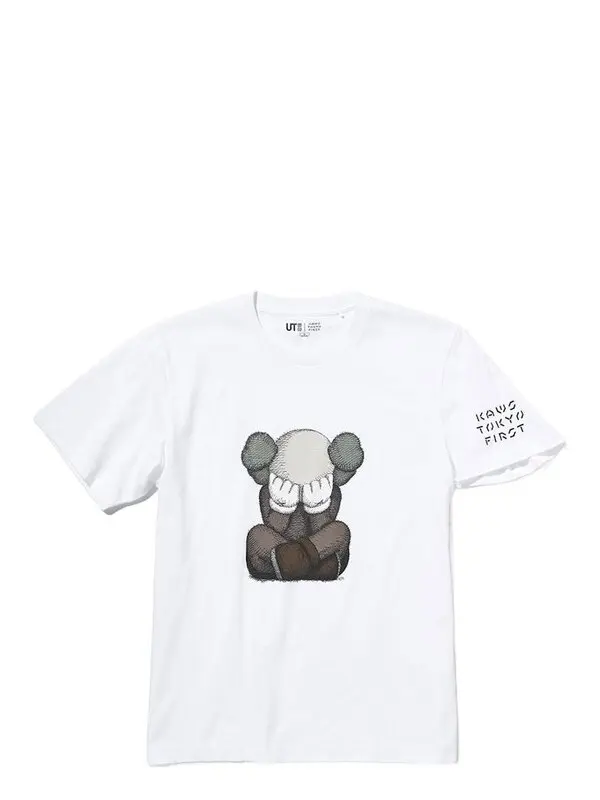 KAWS X Uniqlo Tokyo First Mori Arts Gallery Exclusive Tee Shirt - White