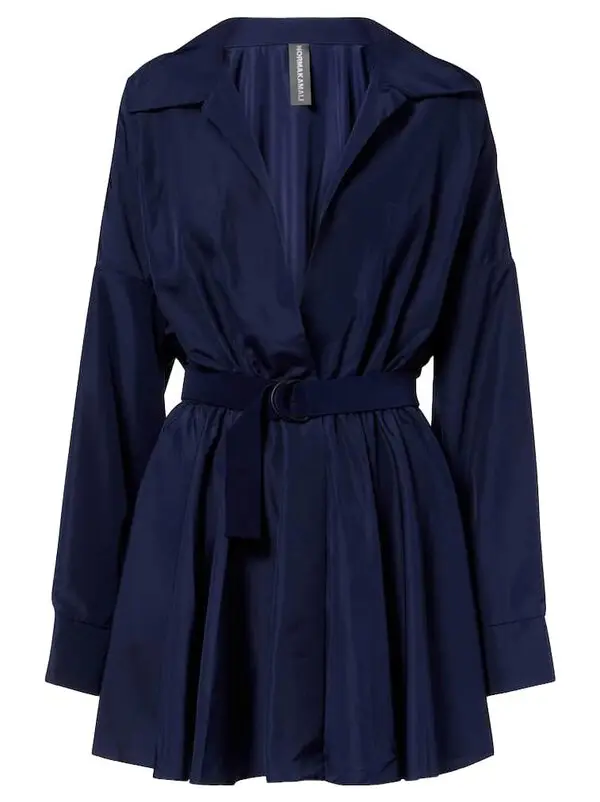 Norma Kamali Oversized Shirt Dress - Blue