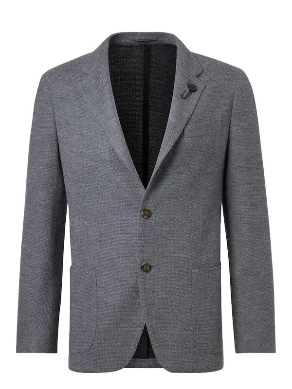 LARDINI Wool Blazer - Grey