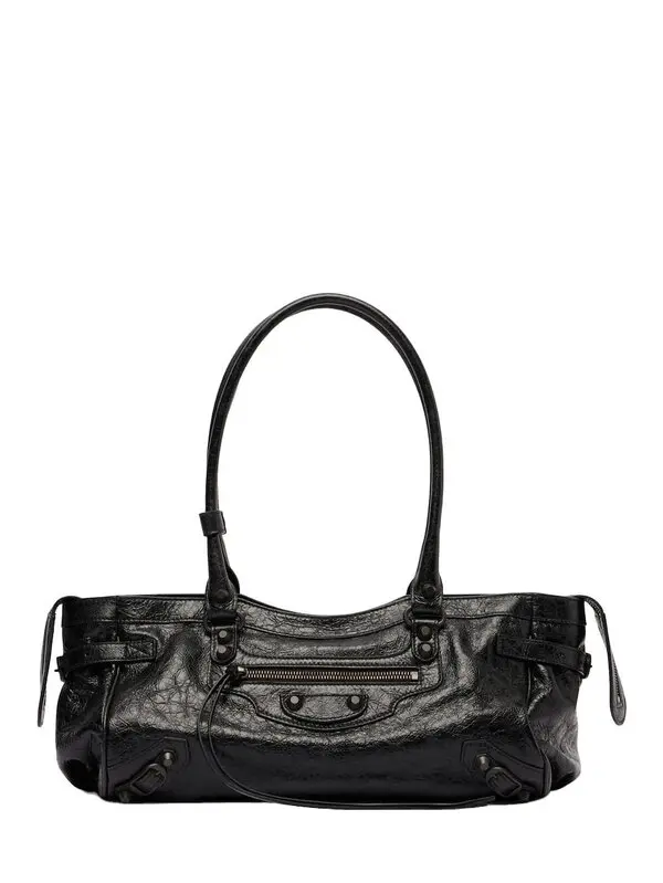 Balenciaga Le City East-west Medium Shoulder Bag - Black