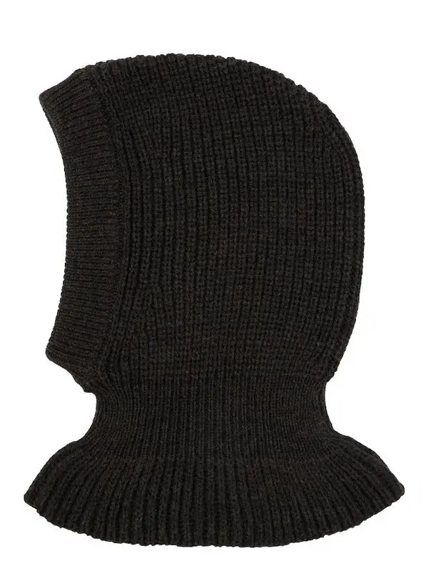 LEMAIRE Ribbed-knit Alpaca Wool-blend Hood - Brown