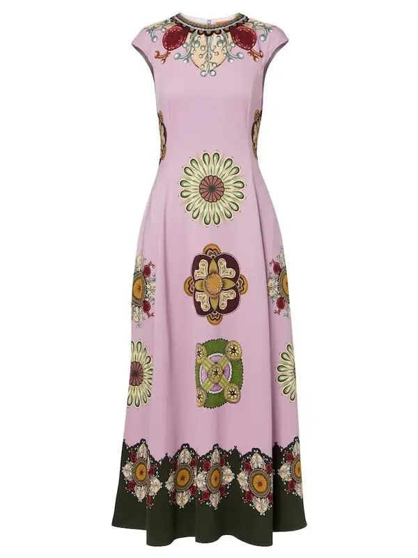 La DoubleJ Park Ave Printed Maxi Dress - Pink