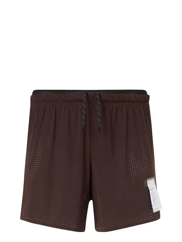 Satisfy Space‑o 5 Running Shorts - Brown
