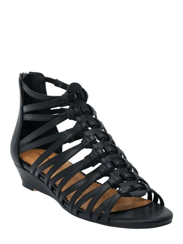 COMFORTVIEW Helen Strappy Sandals - Black