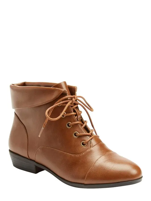 COMFORTVIEW The Darcy Bootie - Cognac