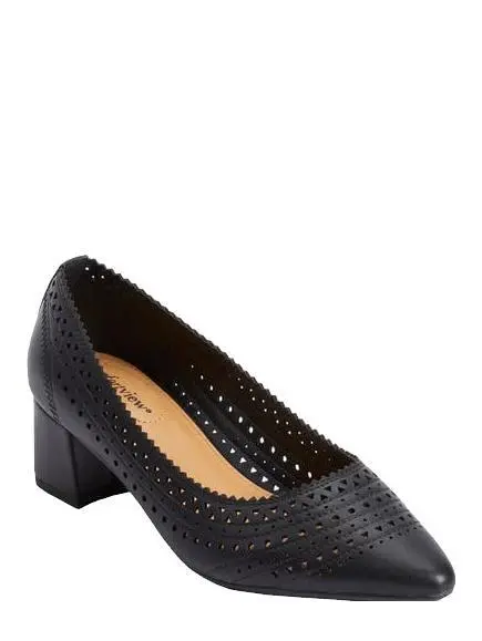COMFORTVIEW The Knightly Slip-on Pump - Black