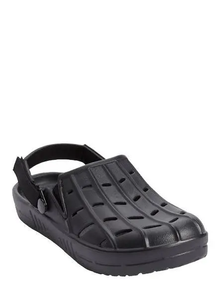COMFORTVIEW Rubber Clogs - Black