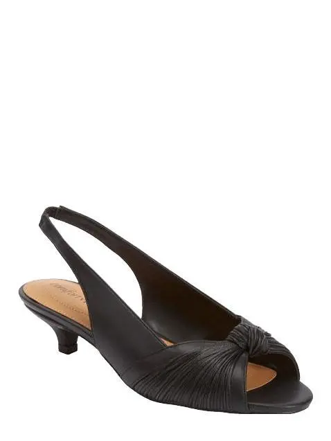 COMFORTVIEW Metallic Slingback - Black