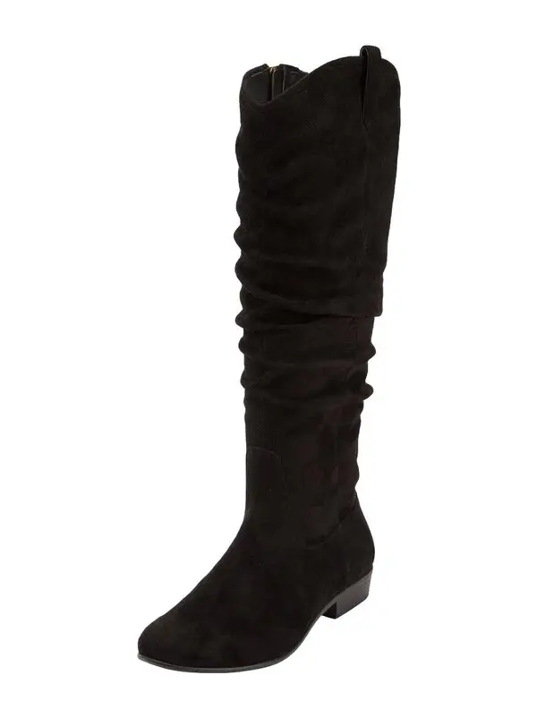 COMFORTVIEW The Roderick Tall Wide Calf Boot - Black