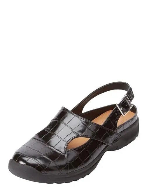 COMFORTVIEW Mariam Slingbacks - Black