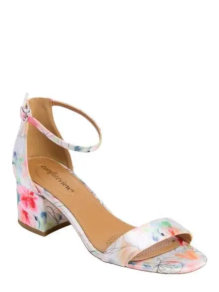 COMFORTVIEW The Orly Sandal - Watercolor Floral