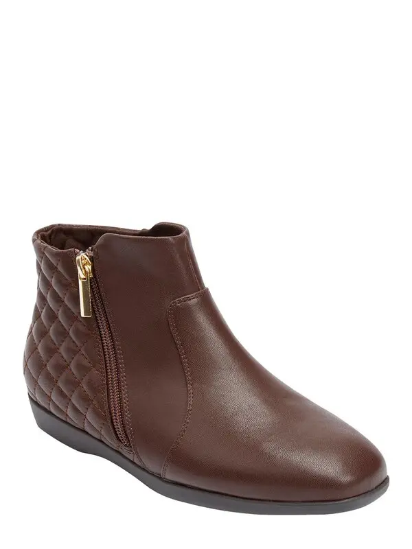 COMFORTVIEW Ceil Bootie - Brown
