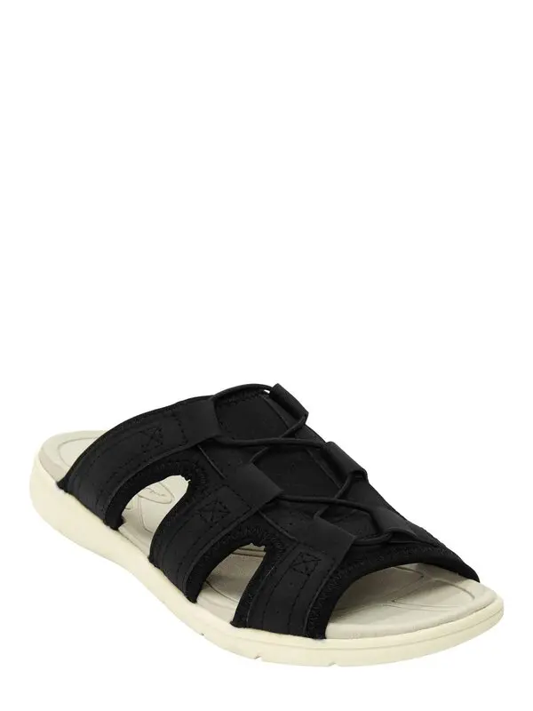 COMFORTVIEW The Alivia Water Friendly Slip-on Sandal - Black