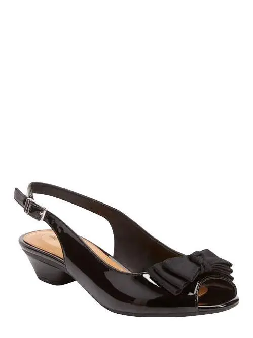 COMFORTVIEW The Reagan Slingback - Black